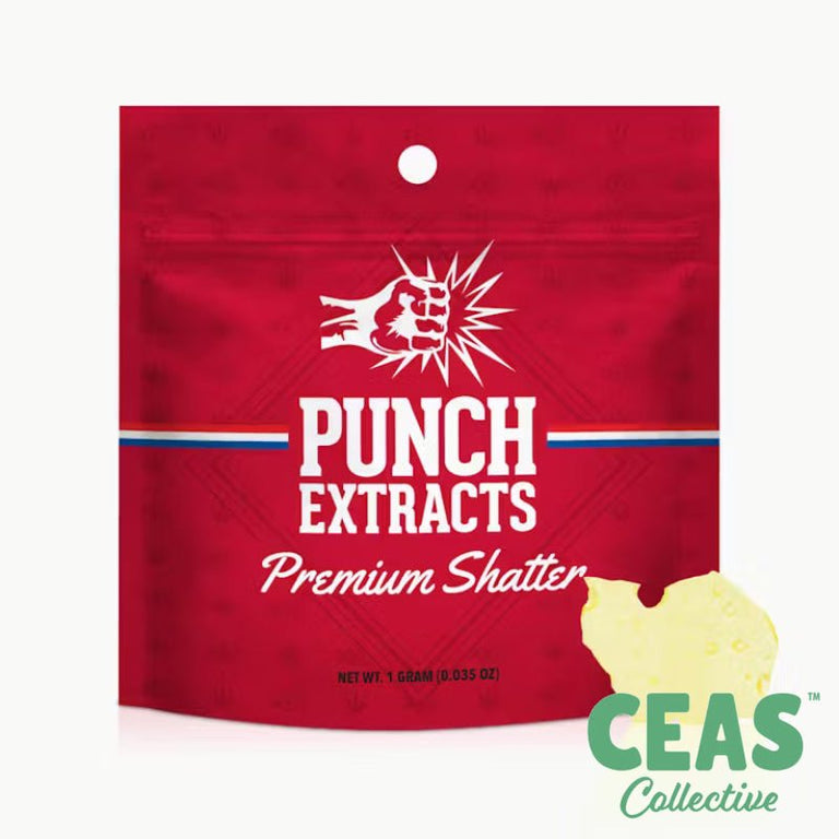 ️ Gush Mintz BHO Shatter | Indica-Hybrid | PUNCH | CEAS