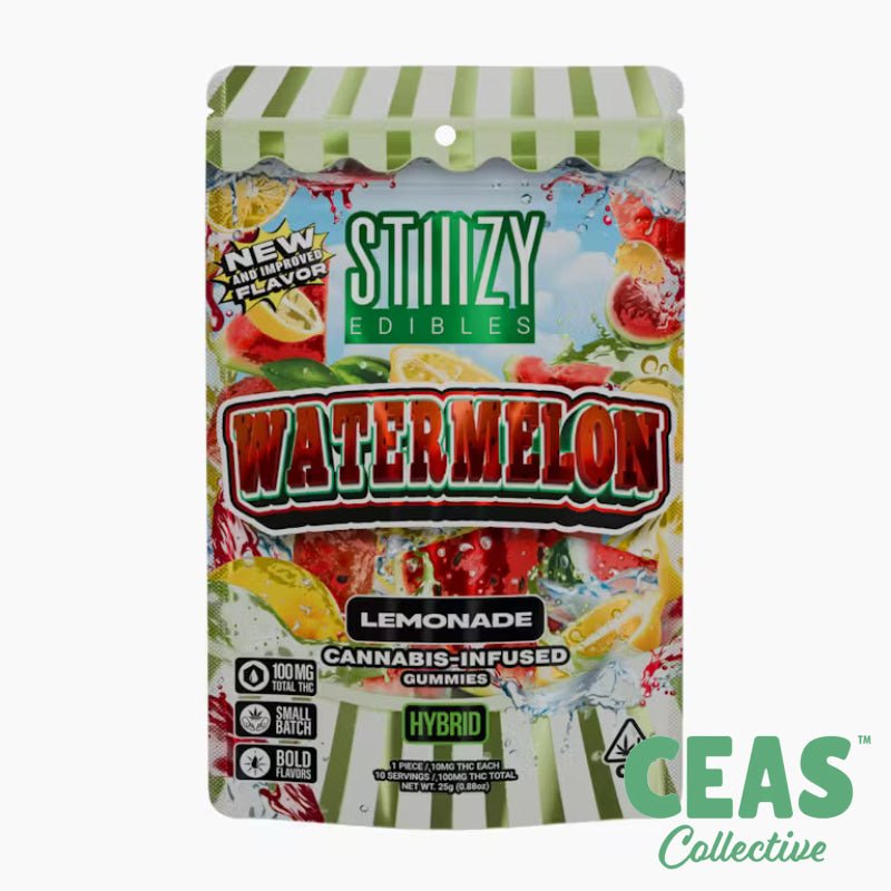 Lemonade Watermelon Gummies 100mg 🍋🍉 – STIIIZY Hybrid Edibles | CEAS
