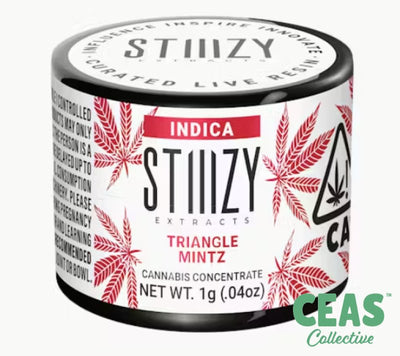 🌿 Triangle Mintz CLR Sauce 1g | Indica | STIIIZY | CEAS